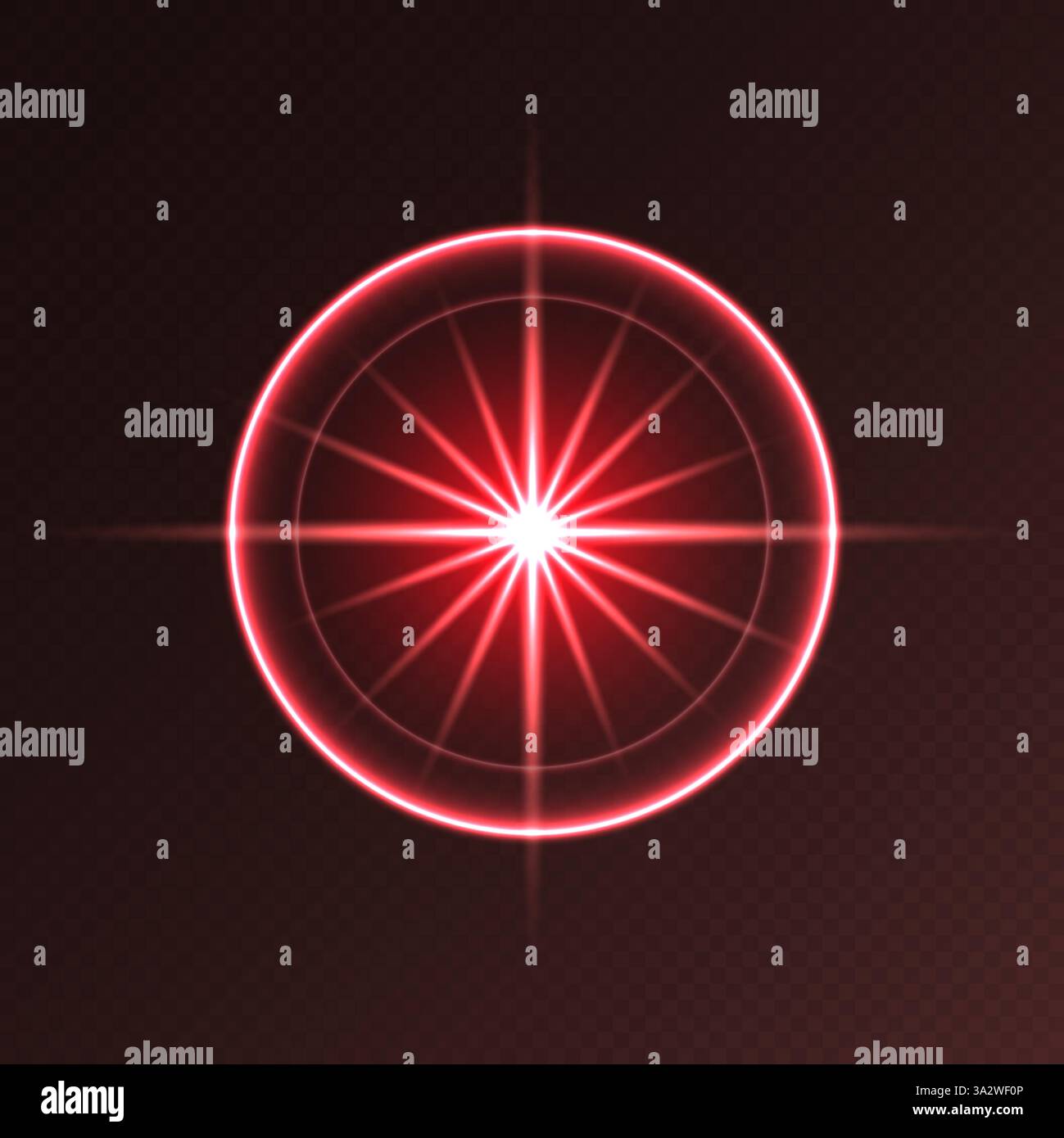 Realistic red light lens flare Stock Vector Images - Alamy