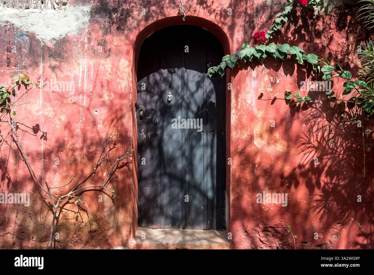 Architectural detail of Gorée Island, 3 km off Dakar. Known for ...