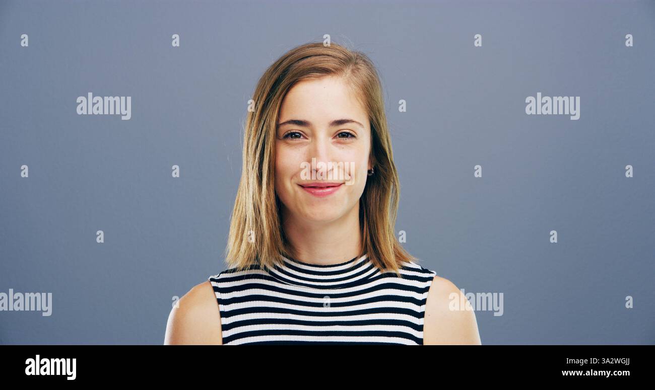 Intern, business and portrait of woman in studio for storyboard artist ...