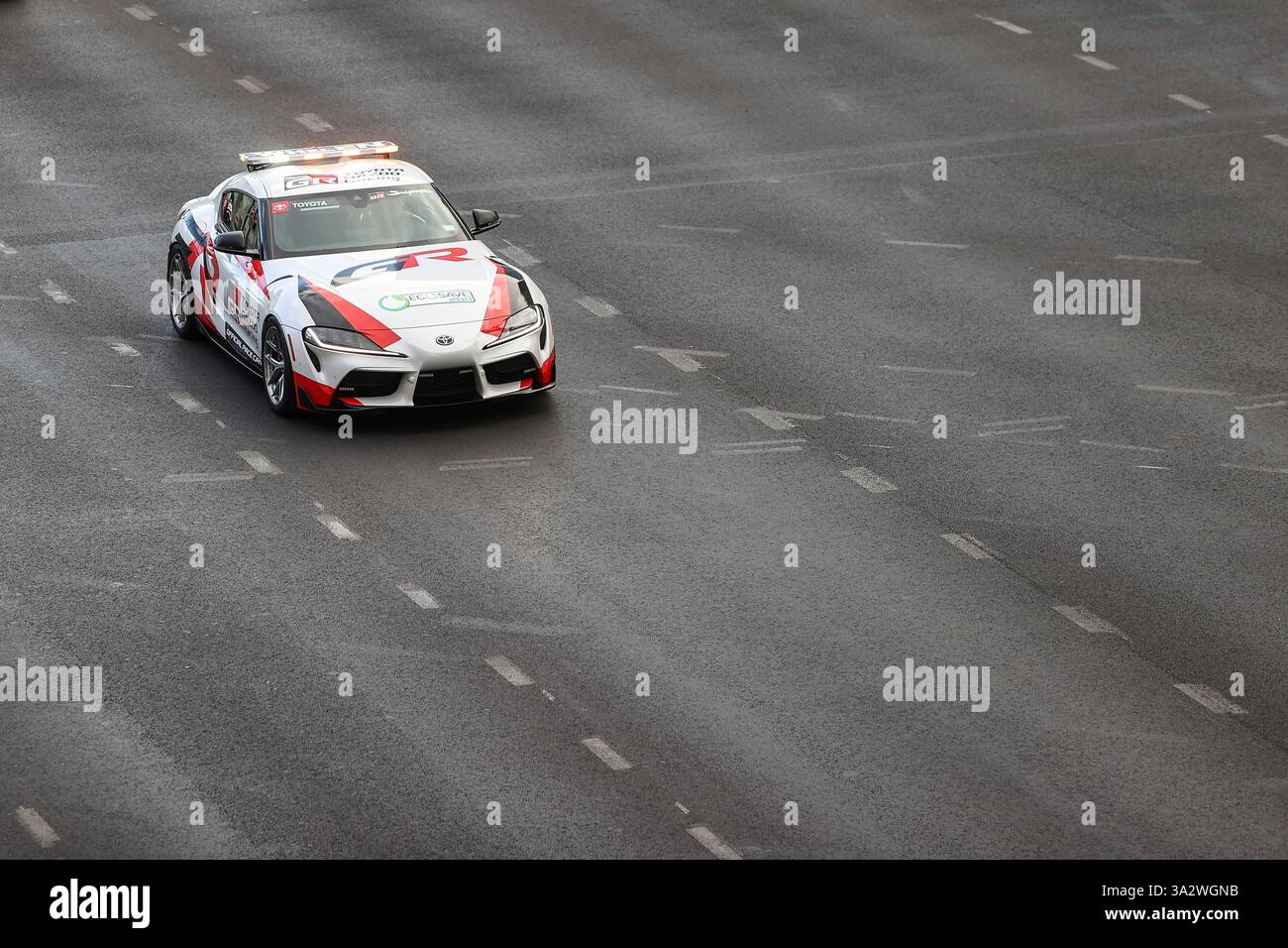 LAS VEGAS, NV - MARCH 13: The Ecosave 200 Toyota Supra Pace Car, driven ...