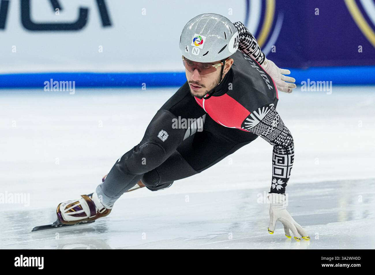 BEIJING, CHINA - MARCH 14: Furkan Akar of Turkey during the ISU World ...
