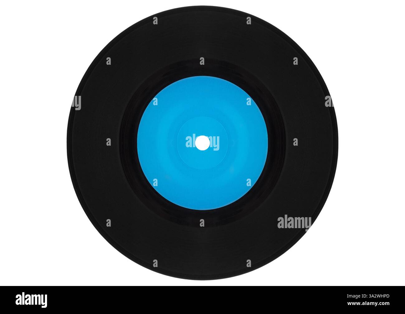 7 inch vinyl record single on white background Stock Photo - Alamy