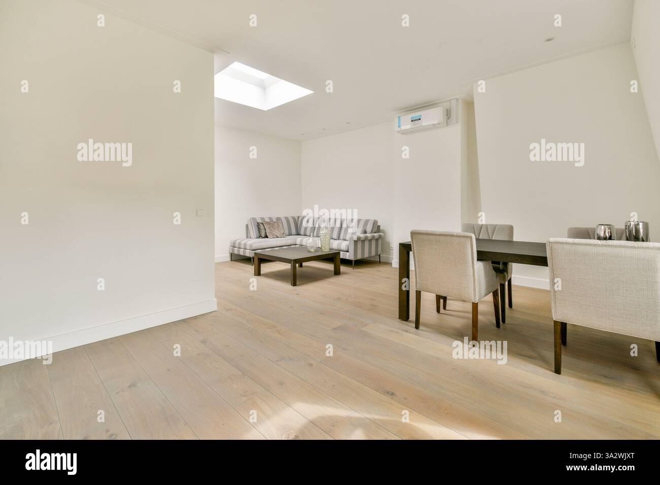 Bright and airy modern interior showcasing a simplistic design with a ...