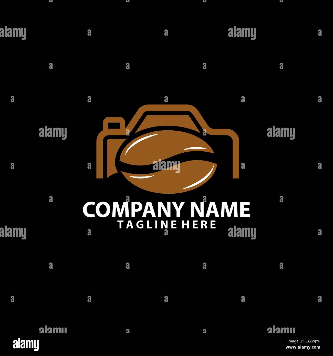 coffee camera logo design vector Stock Vector Image & Art - Alamy