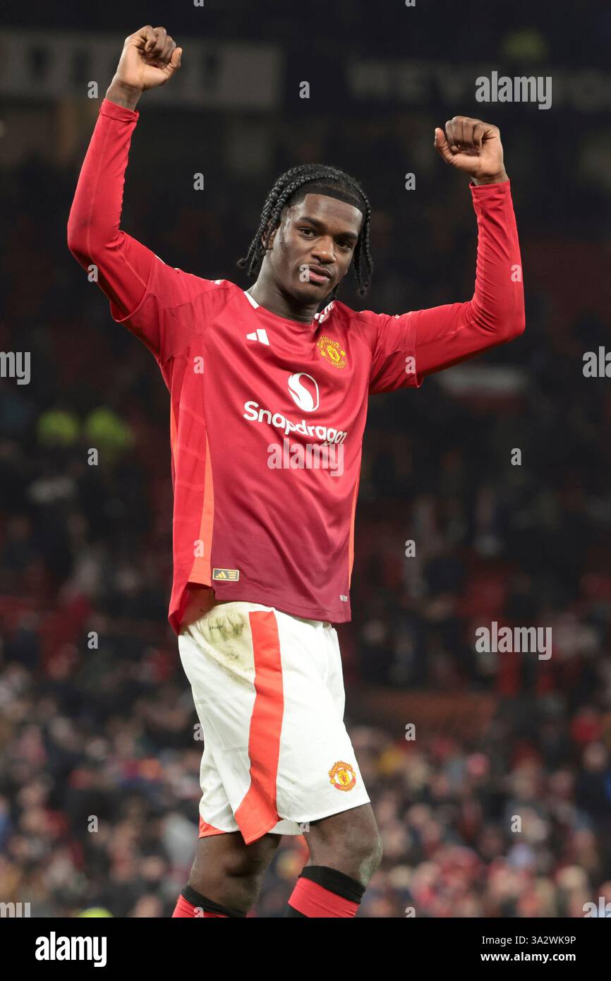 Manchester, Royaume Uni. 13th Mar, 2025. Ayden Heaven of Manchester ...