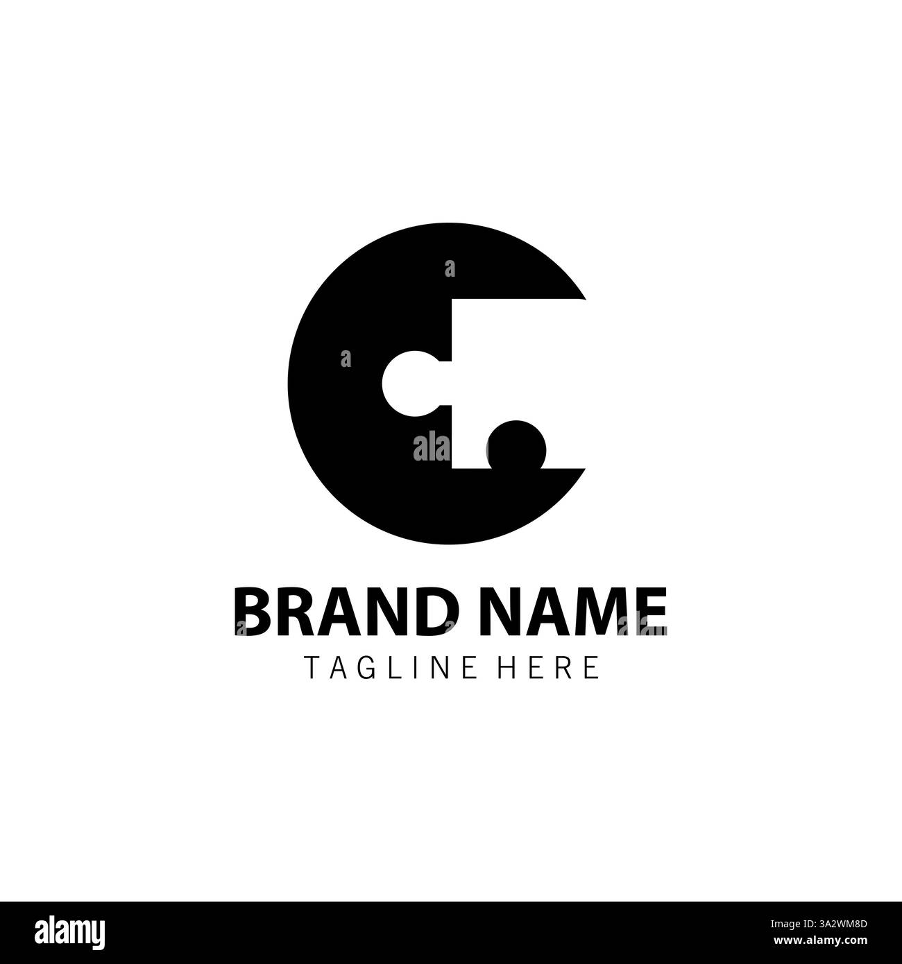 Puzzle letter Black and White Stock Photos & Images - Alamy