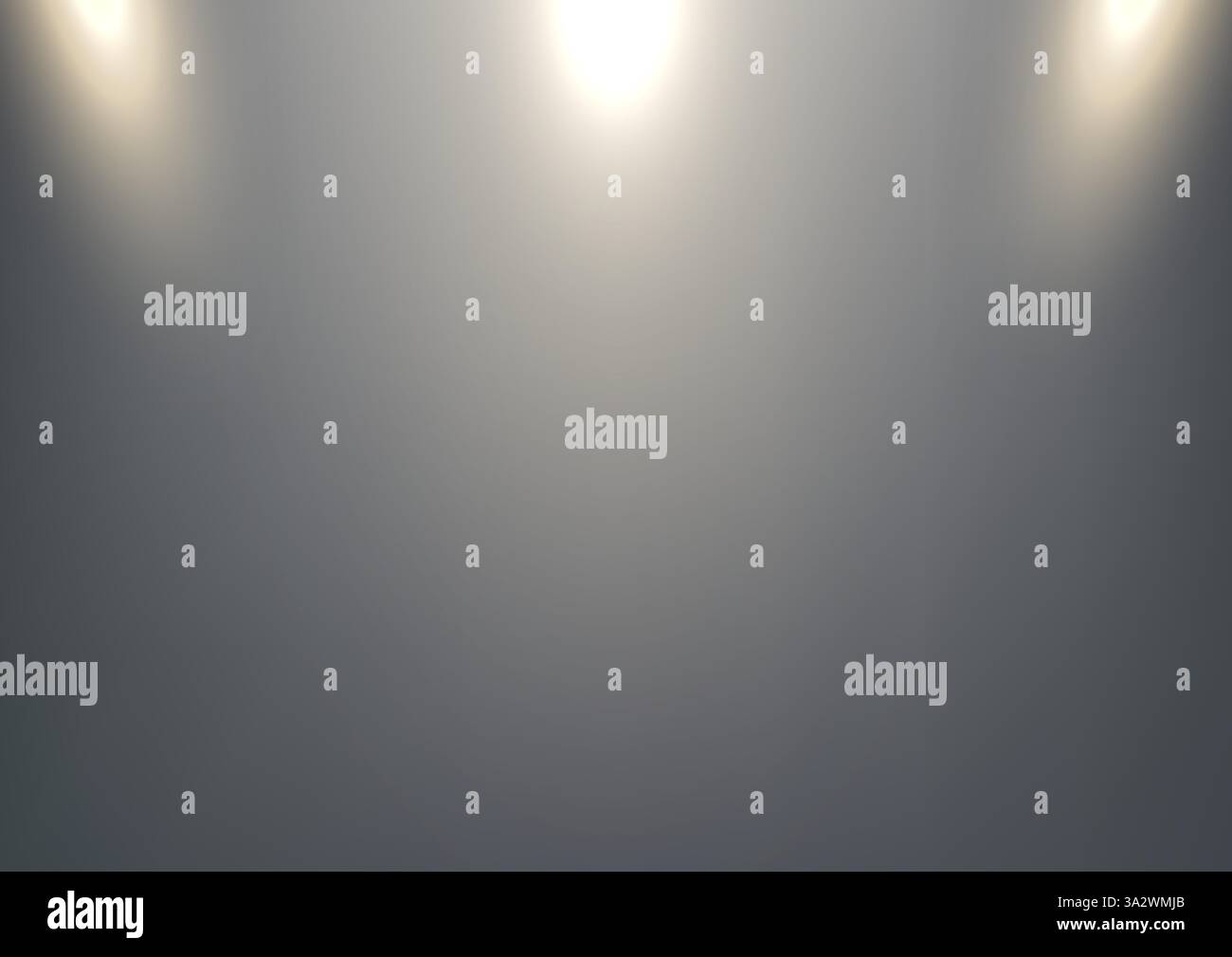 soft gray gradient background with warm spotlights shining from the ...