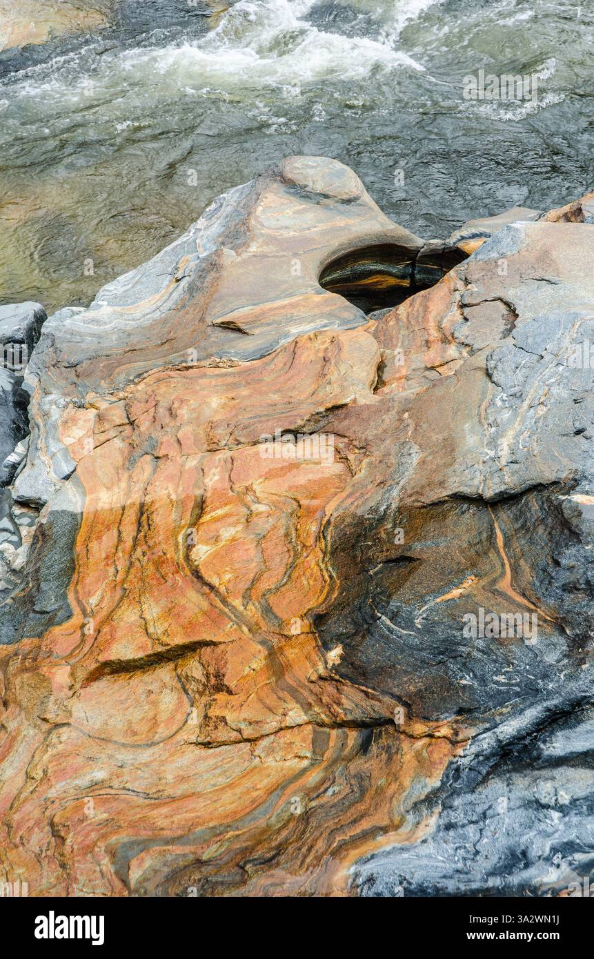 Glacial Potholes on the Deerfield River, Shelburne Falls, Franklin ...