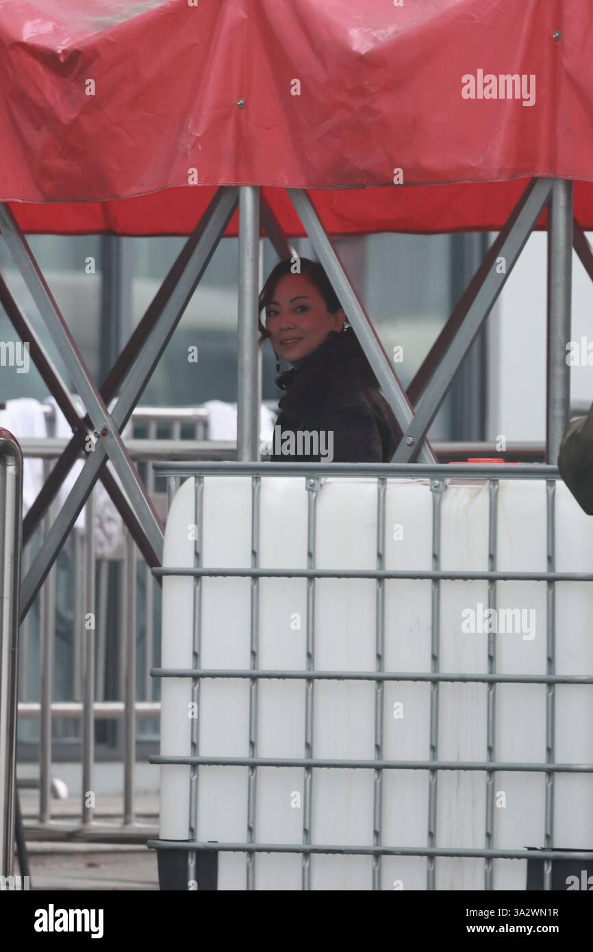 Hong Kong actress Sheren Tang Shui-man appears in Changsha City, south ...