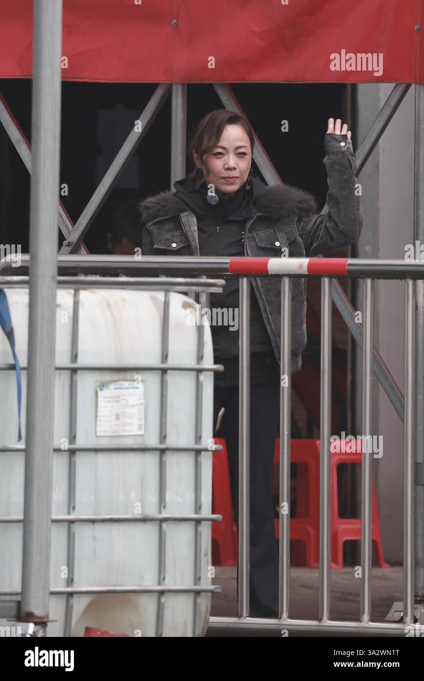 Hong Kong actress Sheren Tang Shui-man appears in Changsha City, south ...