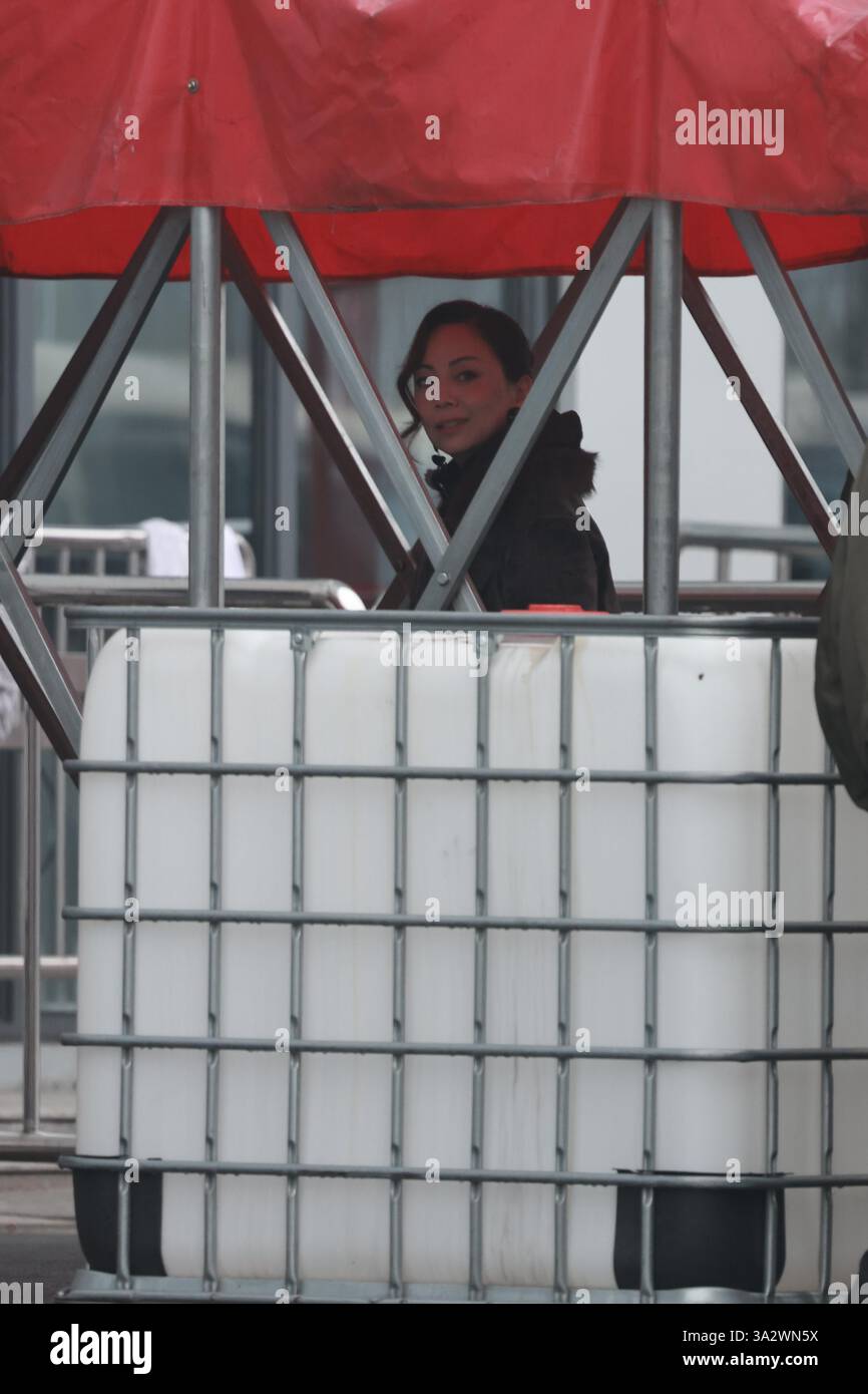 Hong Kong actress Sheren Tang Shui-man appears in Changsha City, south ...