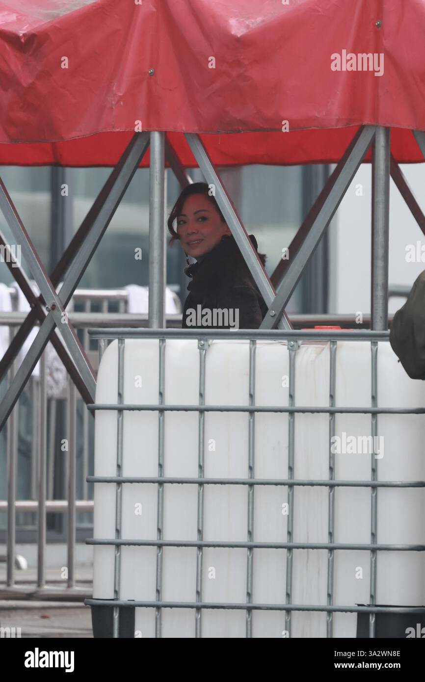 Hong Kong actress Sheren Tang Shui-man appears in Changsha City, south ...