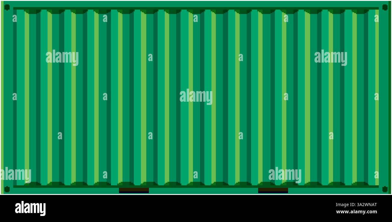 Container yard shipping Stock Vector Images - Alamy