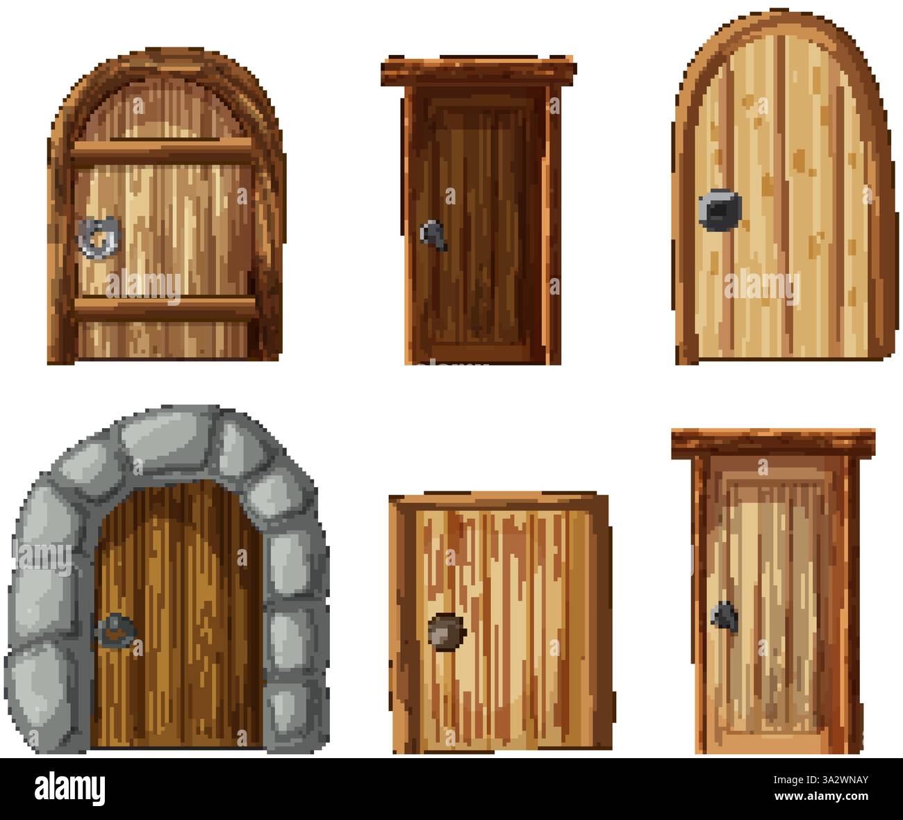 Variety of vector arch shapes hi-res stock photography and images - Alamy