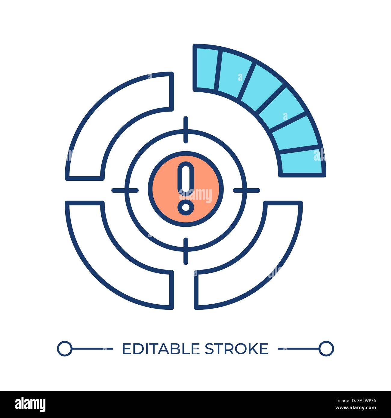 Risk identification RGB color icon Stock Vector Image & Art - Alamy