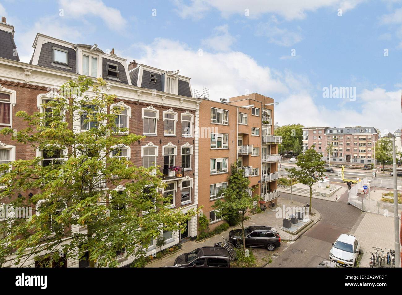A picturesque view showcasing Amsterdam's unique architecture ...