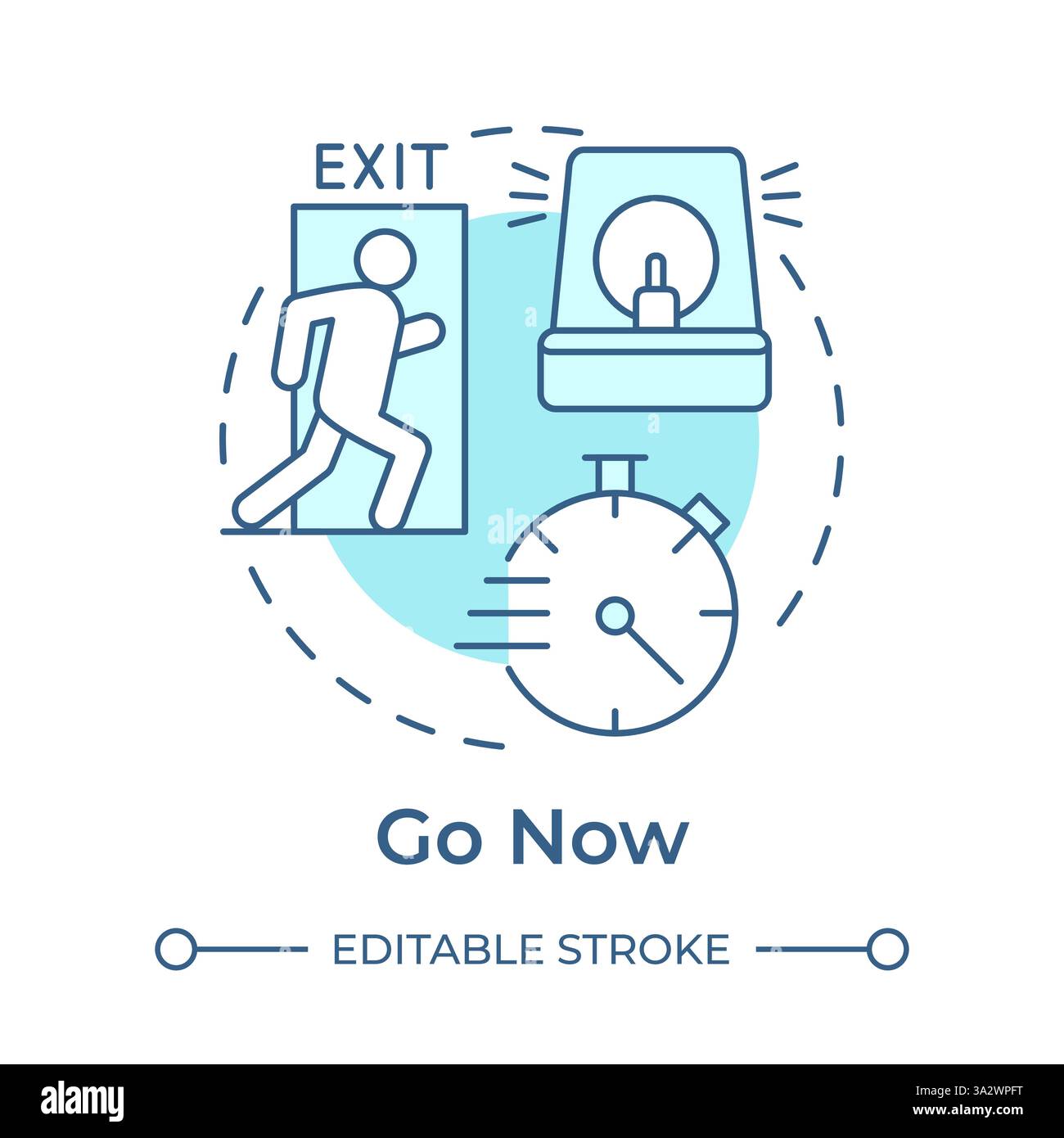 Blue flashing light abstract Stock Vector Images - Alamy