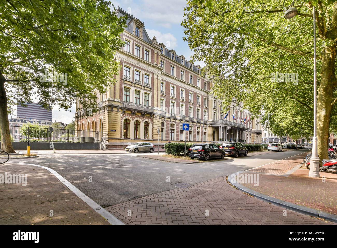 A beautifully preserved historic building surrounded by greenery and ...