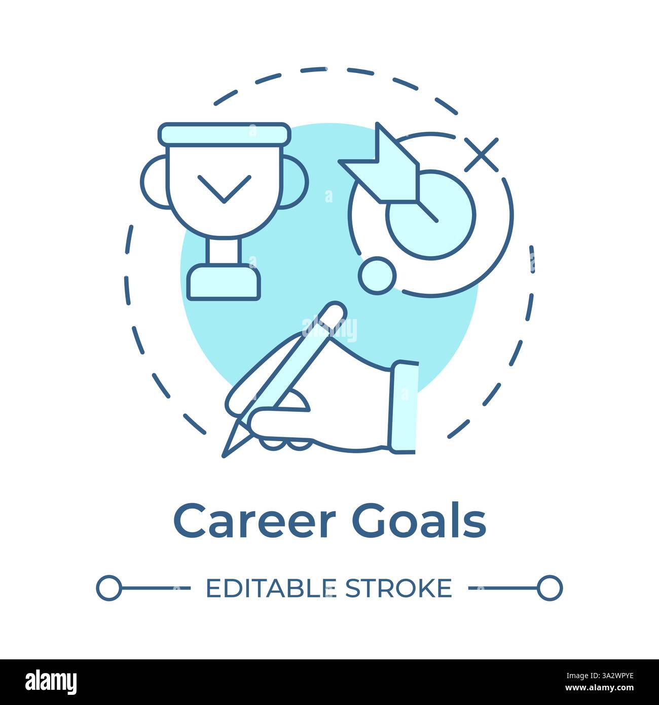 Career achievement milestone Stock Vector Images - Alamy