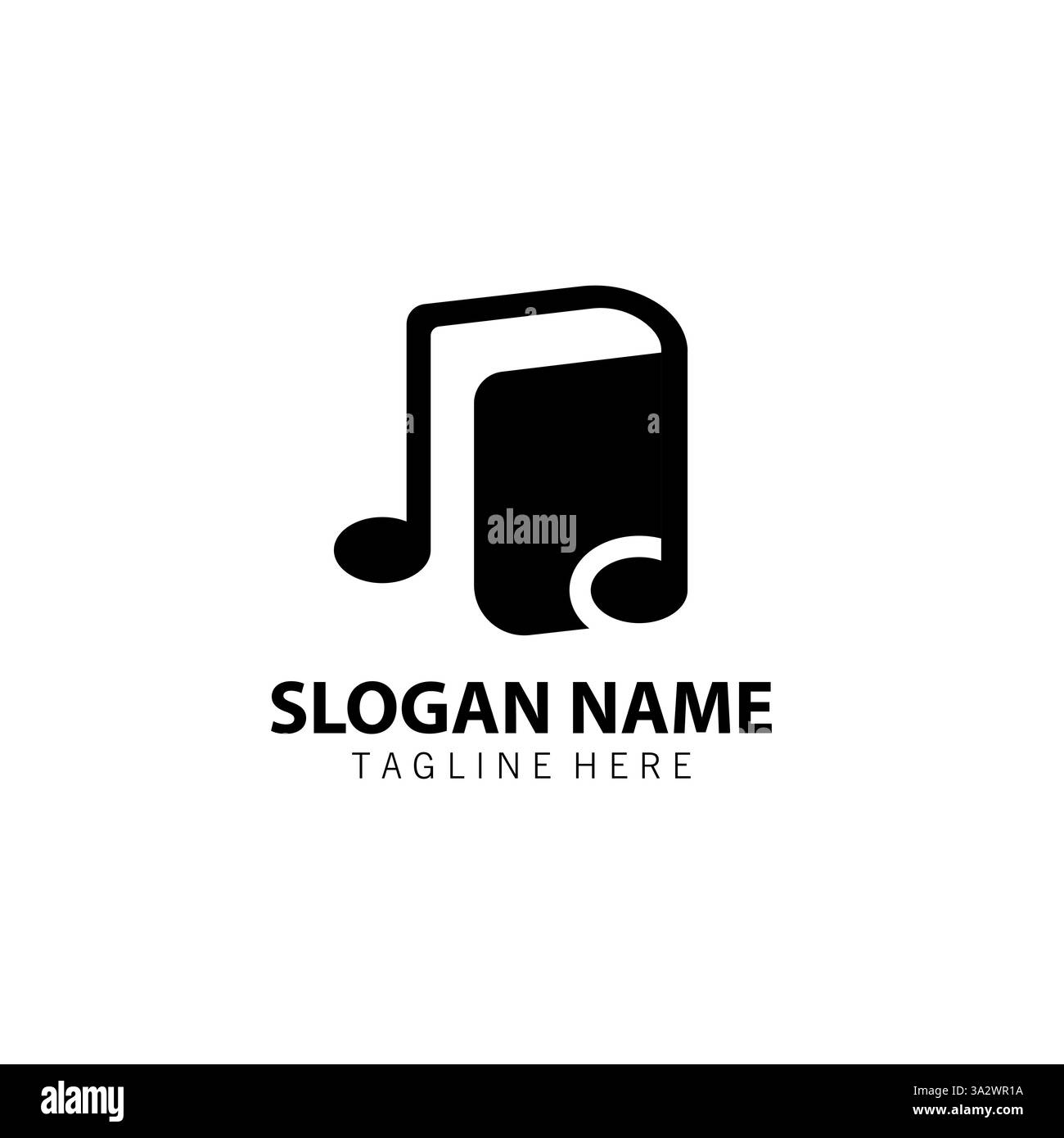note book Logo design vector Stock Vector Image & Art - Alamy
