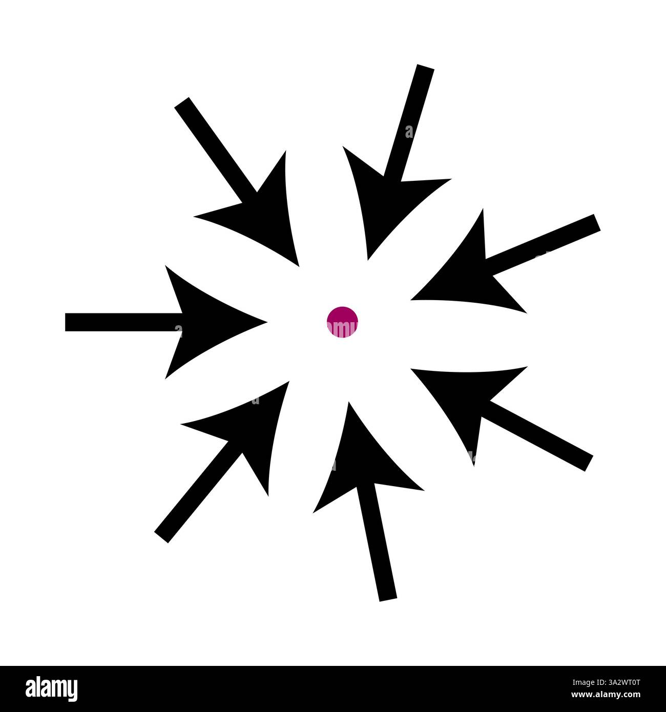 Converging patterns Cut Out Stock Images & Pictures - Alamy