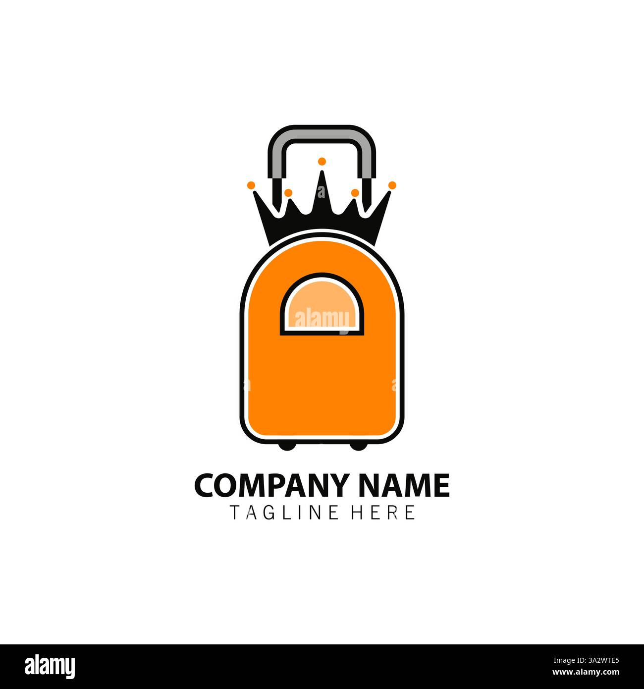 King logo design hi-res stock photography and images - Alamy