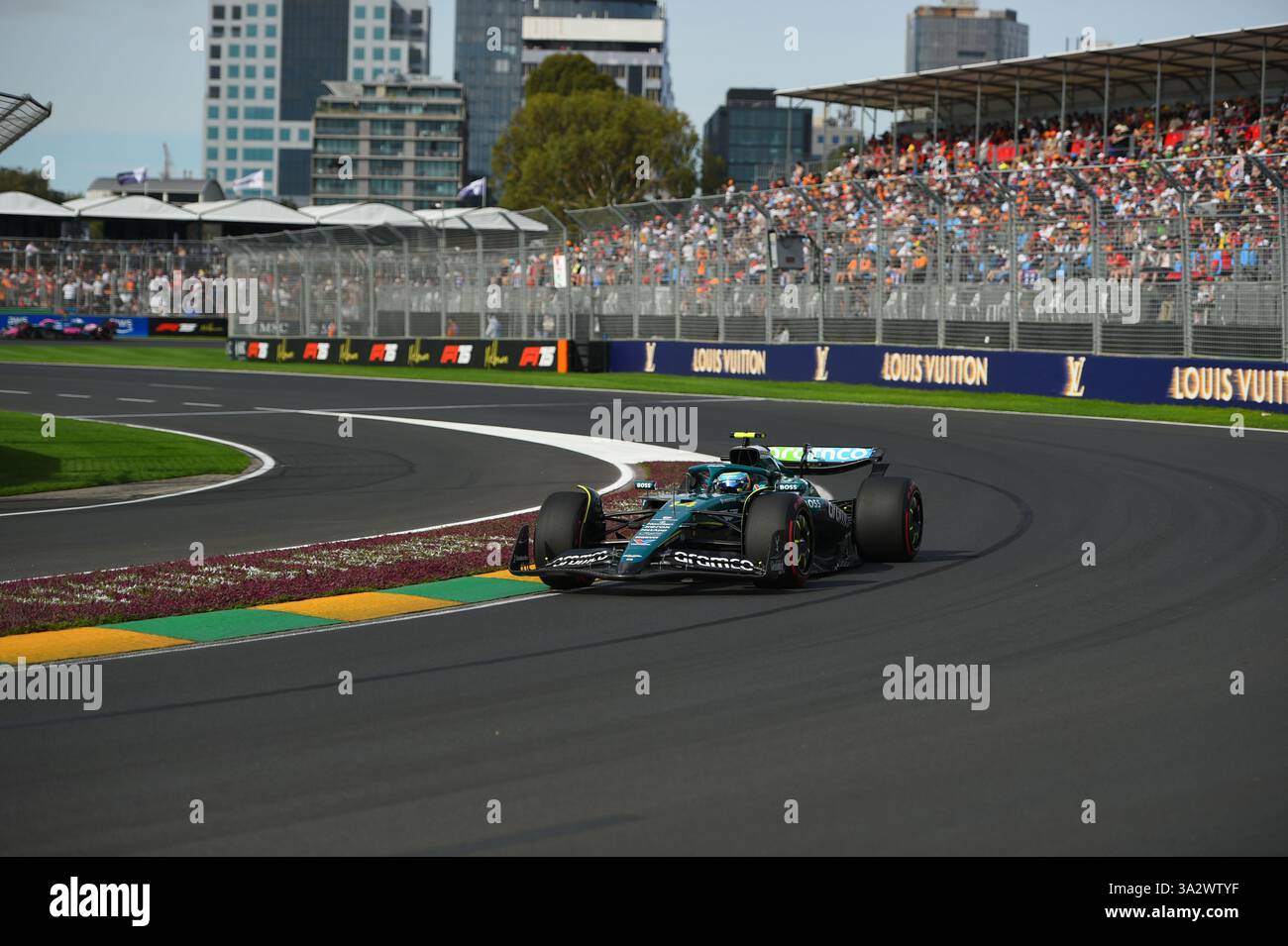 MELBOURNE, AUSTRALIA 14 Mar 2025. Pictured: Aston Martin Formula 1 ...