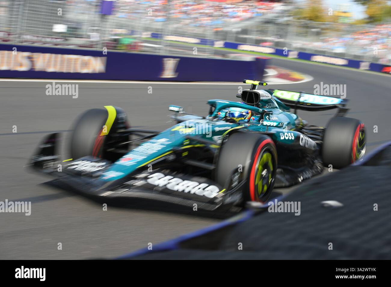 MELBOURNE, AUSTRALIA 14 Mar 2025. Pictured: Aston Martin Formula 1 ...