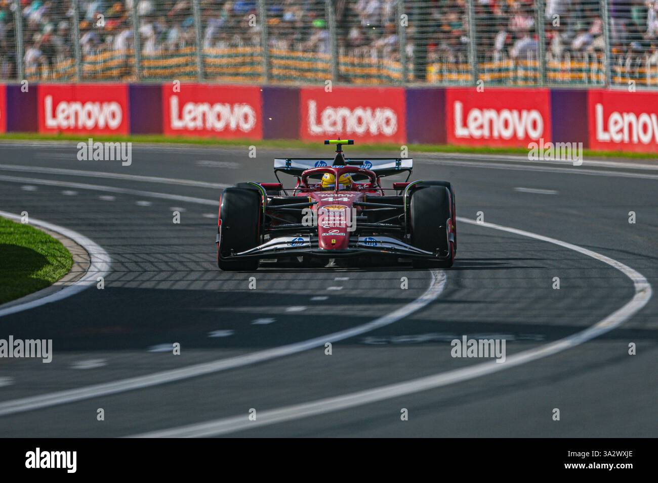 Malbourne, Australia. 19th Feb, 2025. Lewis Hamilton (GBR) - Scuderia ...