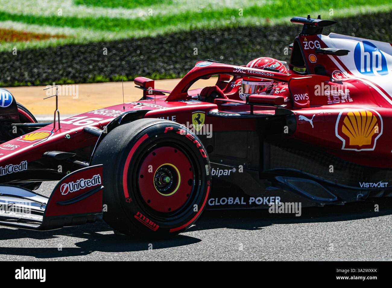 Malbourne, Australia. 19th Feb, 2025. Charles Leclerc (MON) - Scuderia ...