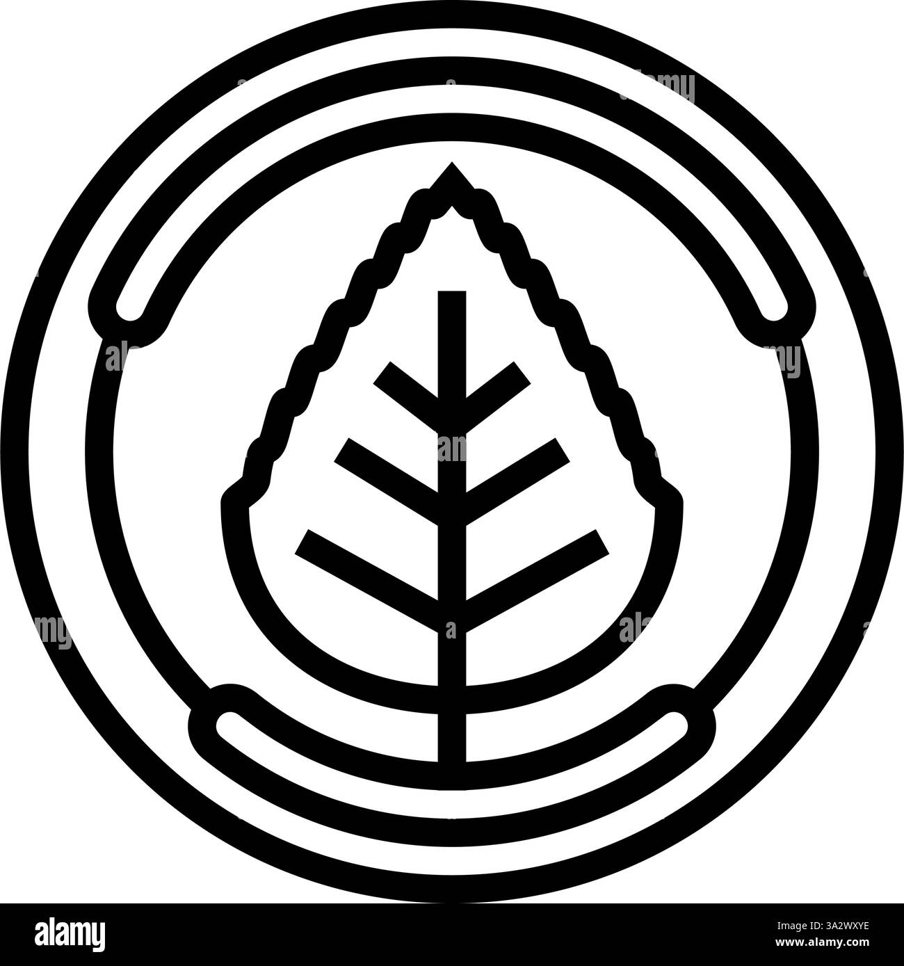 natural ingredients sustainable beauty line icon vector illustration ...