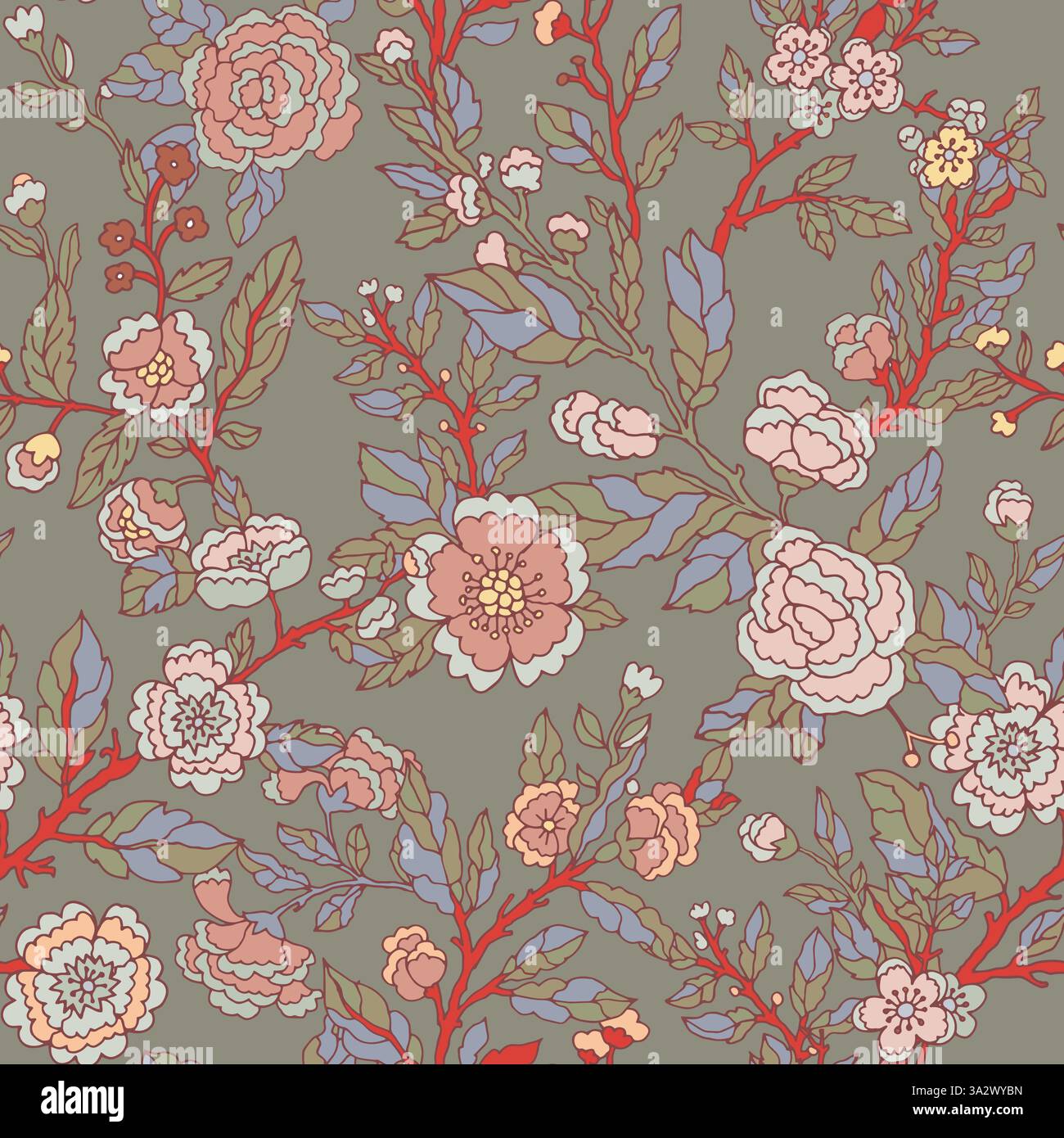 Ornate botanical hi-res stock photography and images - Alamy