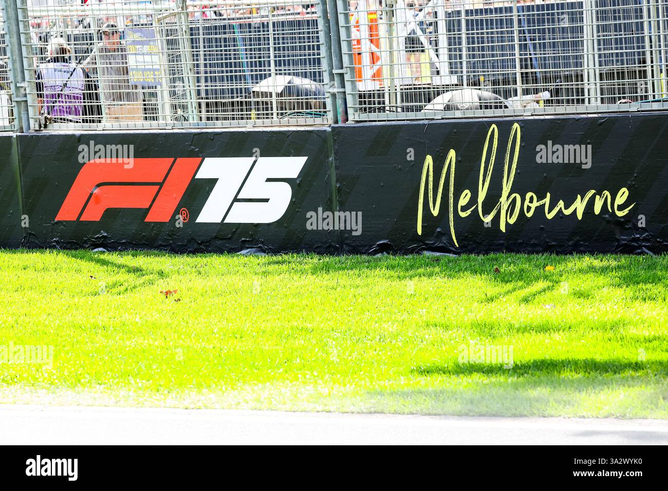 F175 Melbourne logo during the Formula 1 Louis Vuitton Australian Grand ...