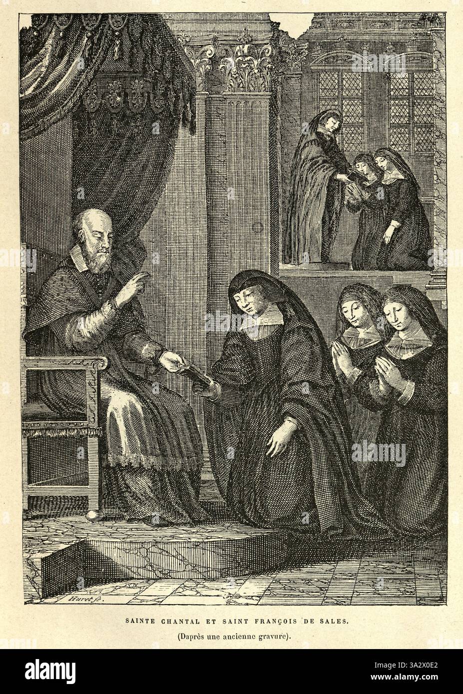 Saint Jeanne de Chantal and Saint Francis de Sales, 17th Century ...