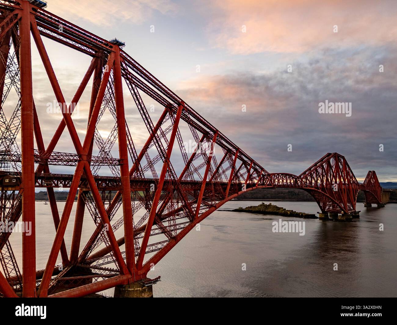 Forth Rail Bridge, North Queensferry, Fife, Scotland, UK Stock Photo ...
