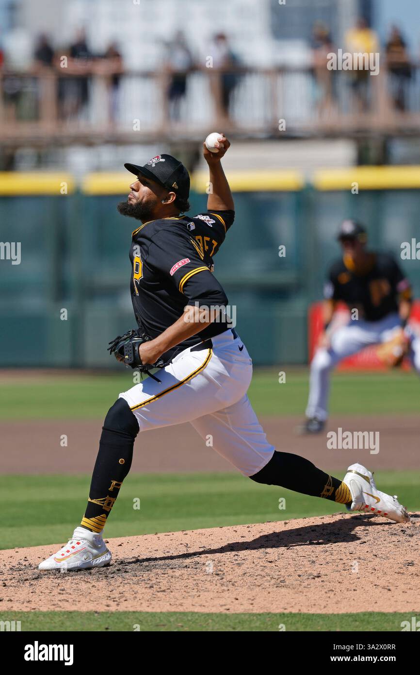 BRADENTON, FL - MARCH 11: Pittsburgh Pirates pitcher Yohan Ramírez (49 ...