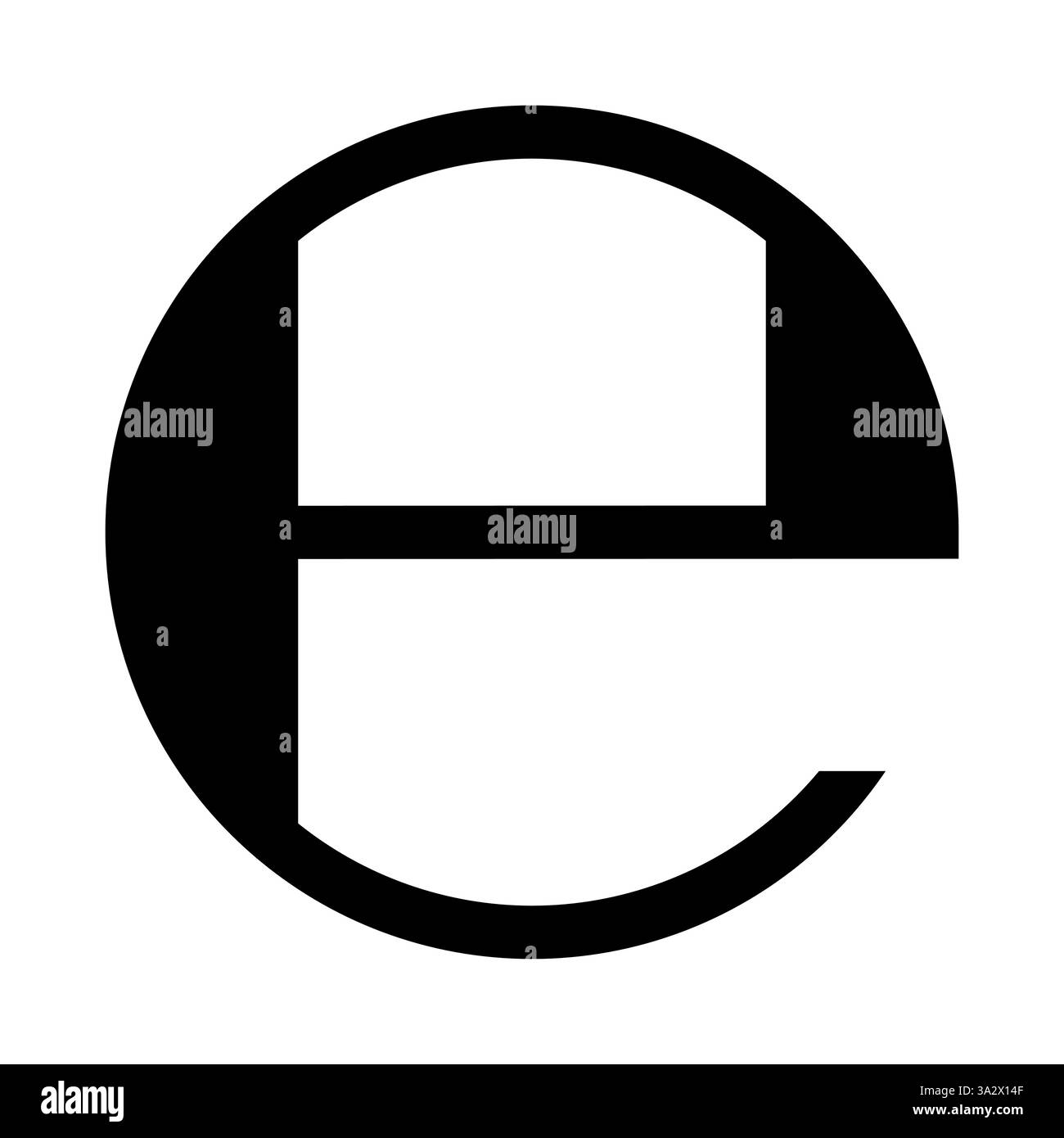 Bold Euro Symbol currency emblem estimated sign, financial icon Stock ...