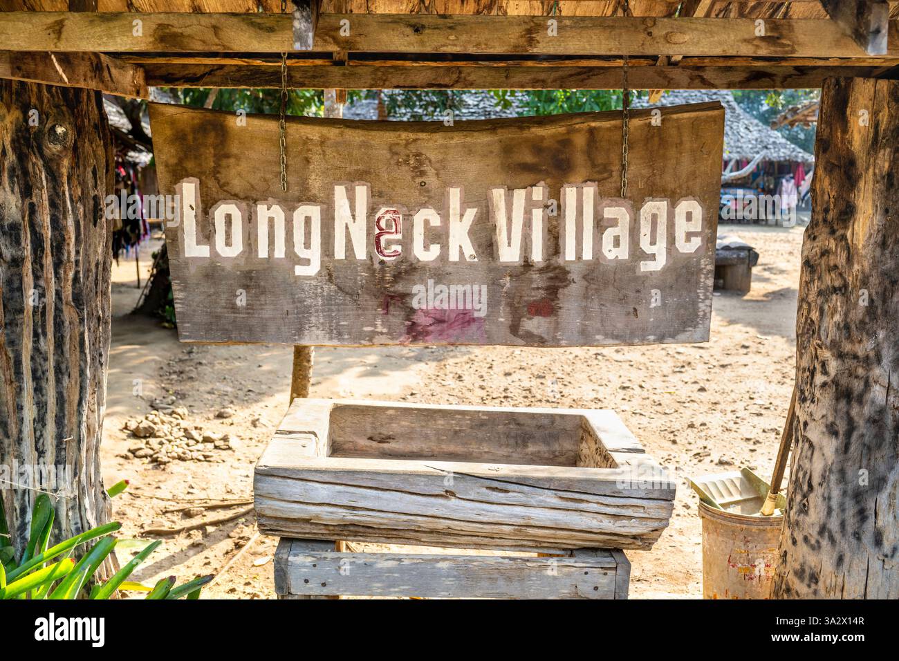 Mae Hon Song,Thailand-February 16 2025:Entry point for tourists ...