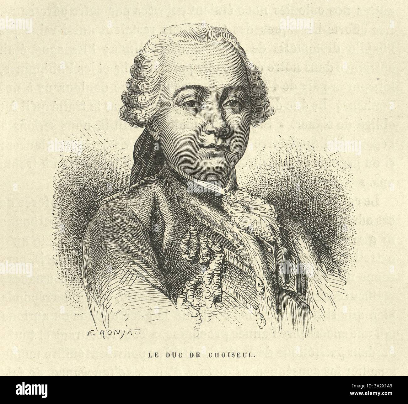 Portrait of Étienne François de Choiseul, Duc de Choiseul, French Army ...
