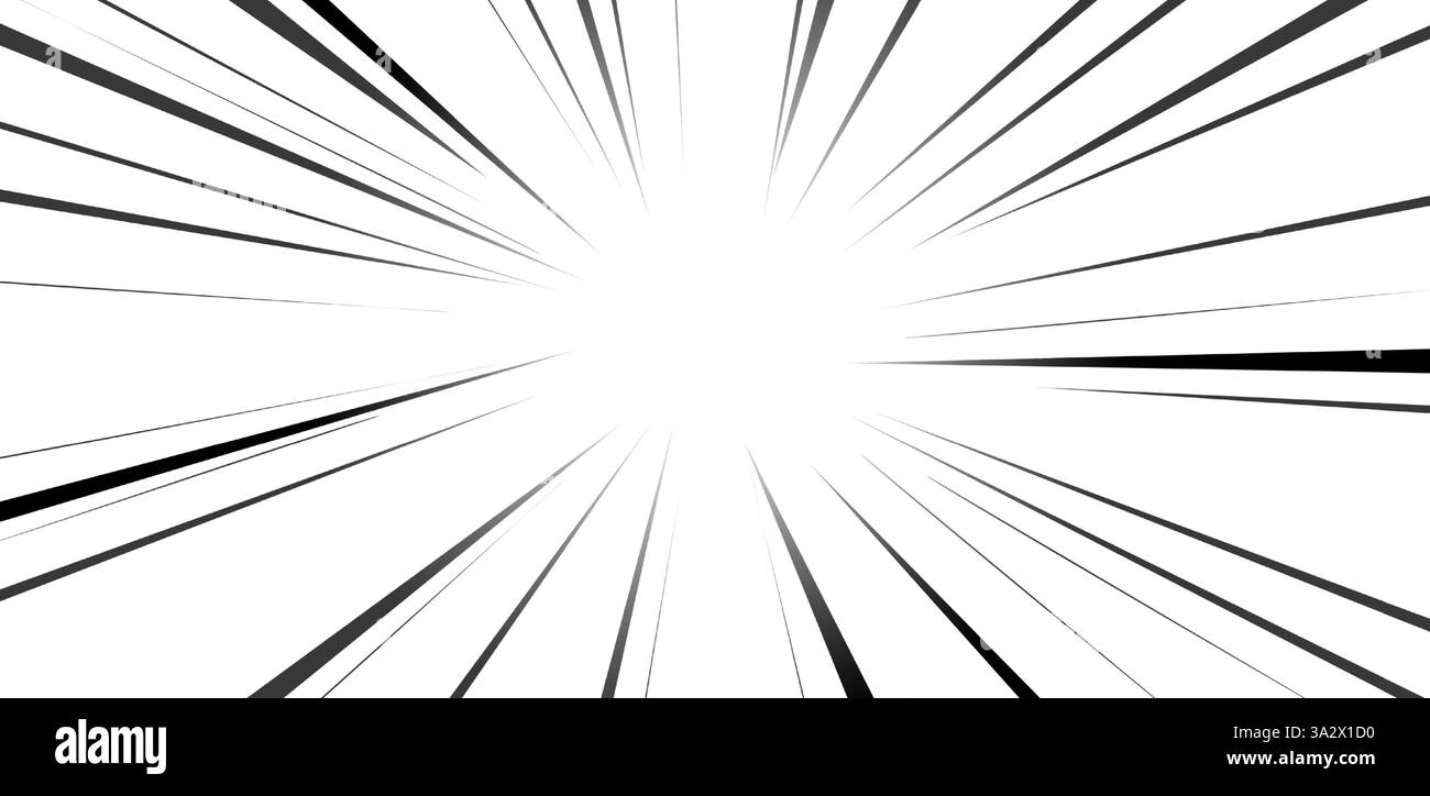 Comic speed lines, burst patterns with dynamic motion streaks. Manga ...