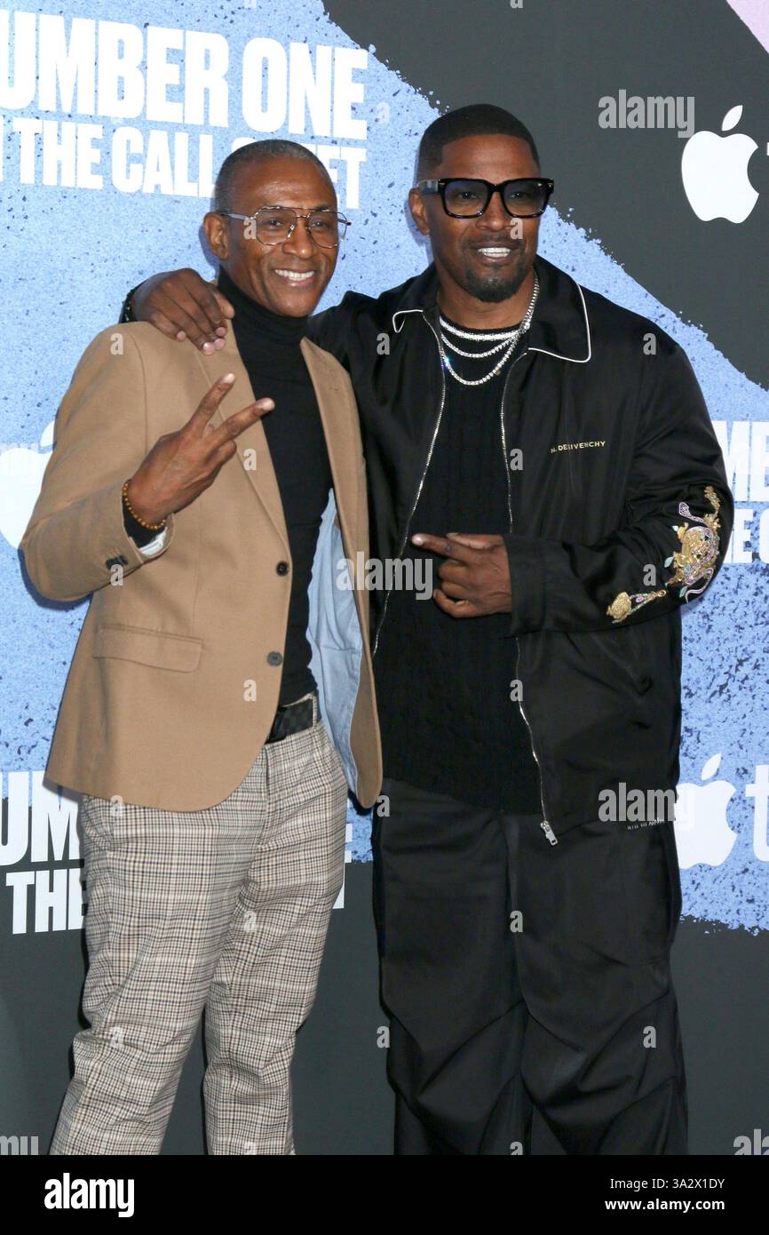 Ca. 12th Mar, 2025. Tommy Davison, Jamie Foxx at arrivals for NUMBER ...