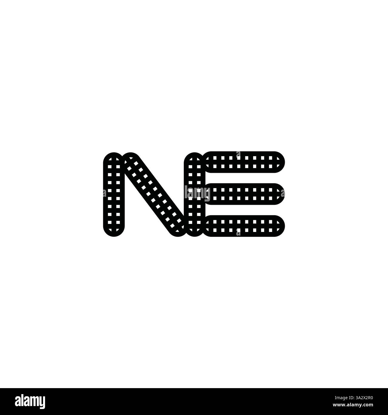 Alphabet Monogram EN NE Logo for Branding Solutions Stock Vector Image ...