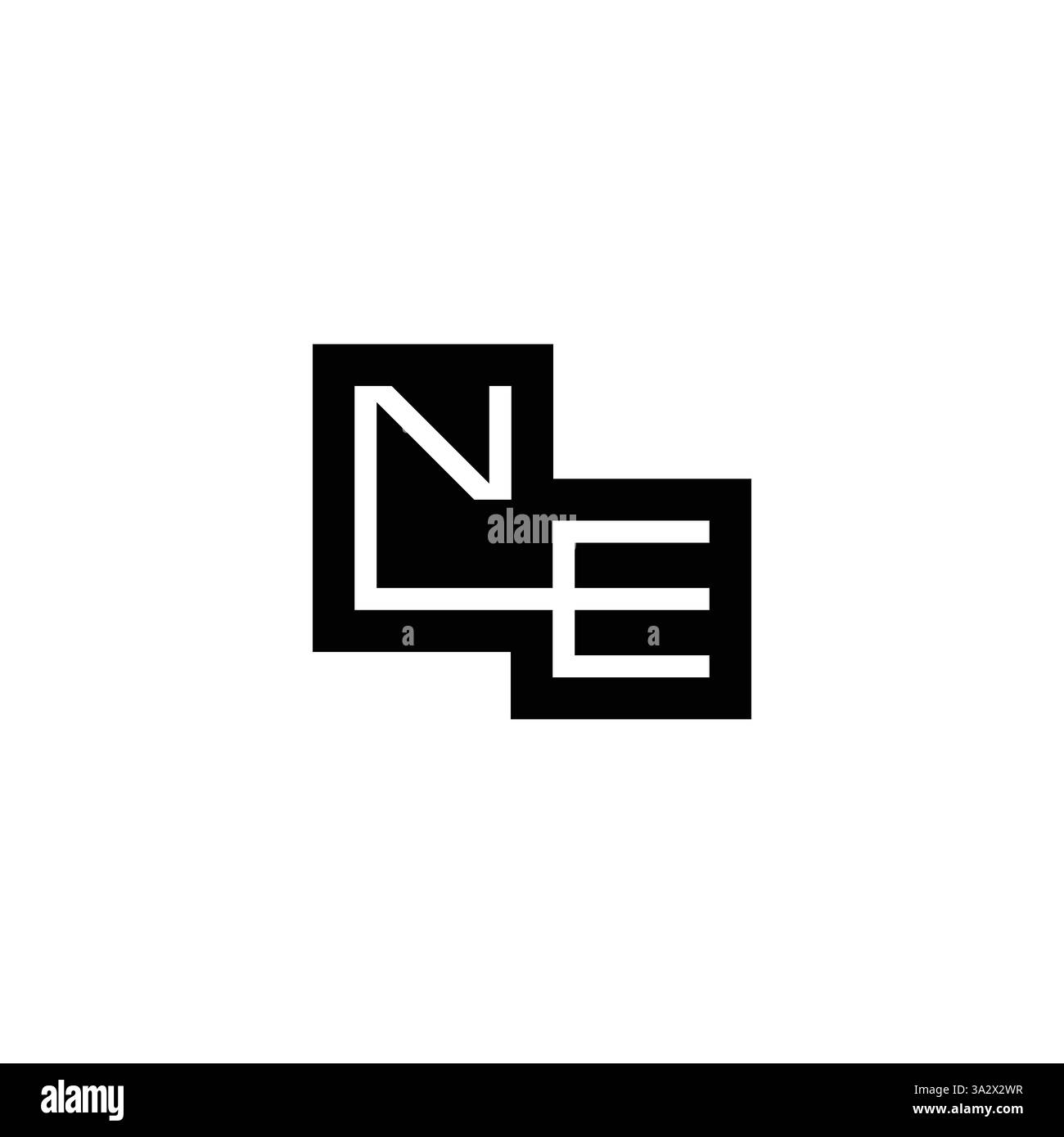 Alphabet Monogram EN NE Logo for Branding Solutions Stock Vector Image ...