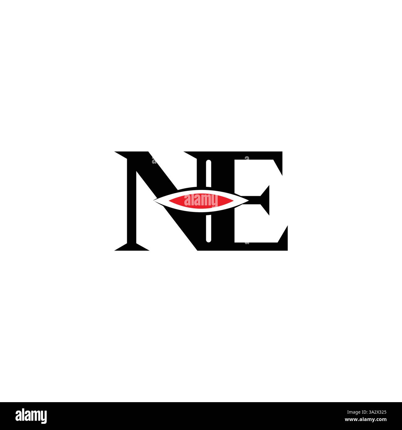Alphabet Monogram EN NE Logo for Branding Solutions Stock Vector Image ...