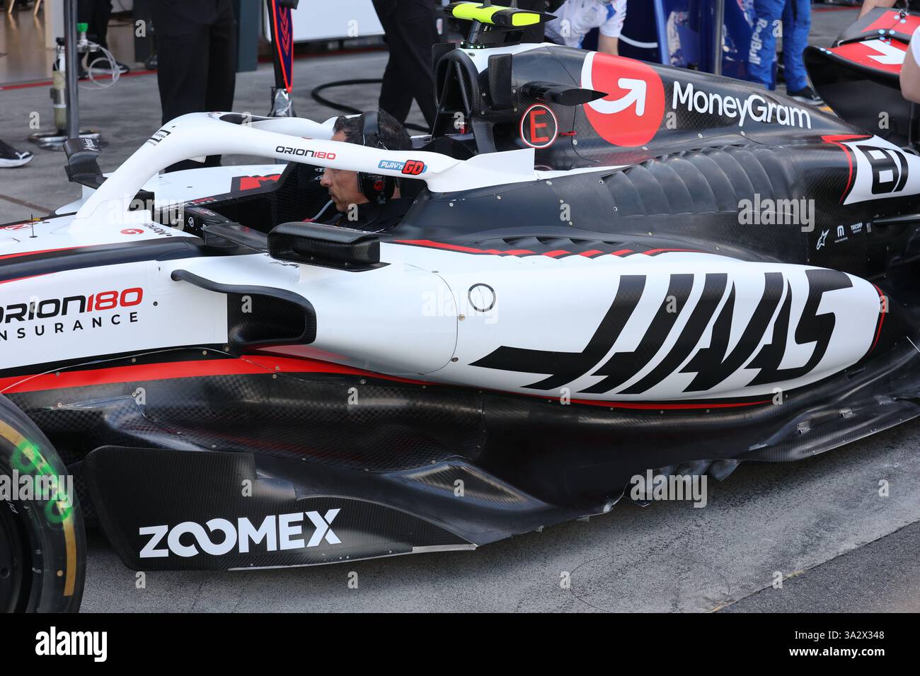 Haas F1 Team VF-25, Mechanical detail sidepod floor edge during the ...