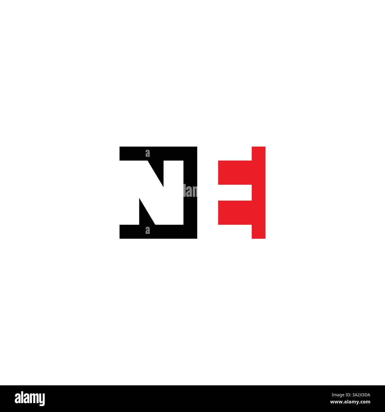 Alphabet Monogram EN NE Logo for Branding Solutions Stock Vector Image ...