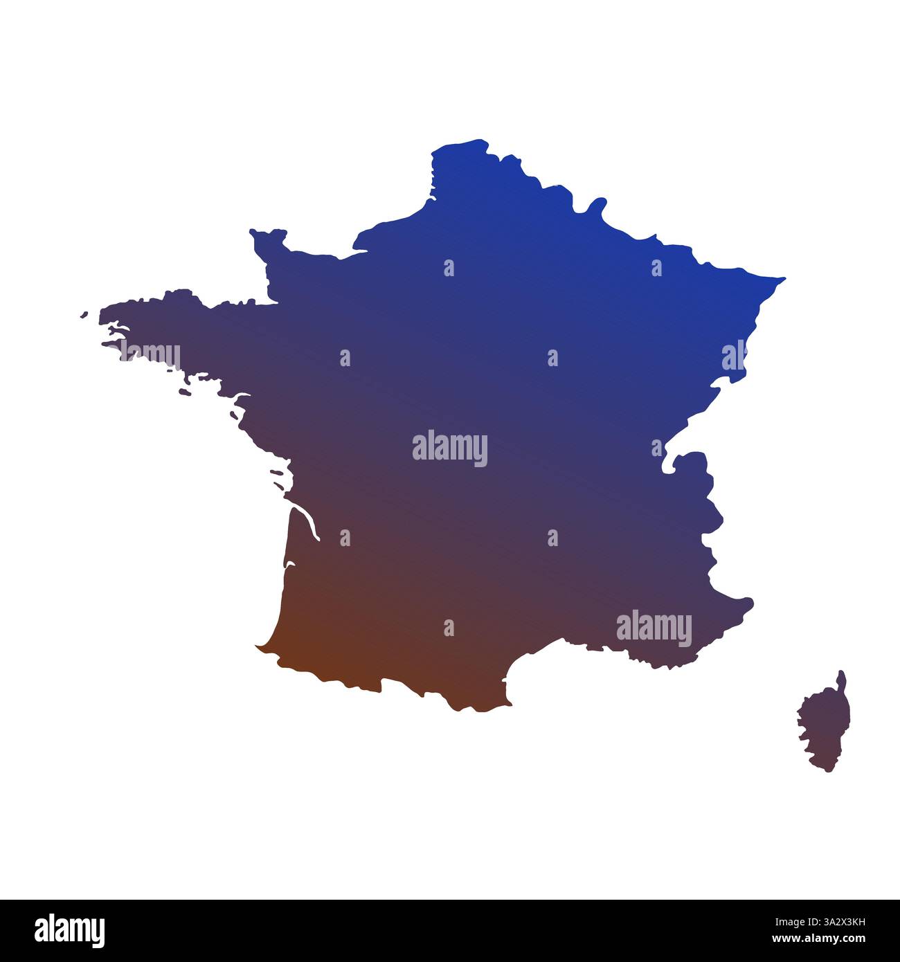 Map of France, sign silhouette. World Map Globe. Vector Illustration ...