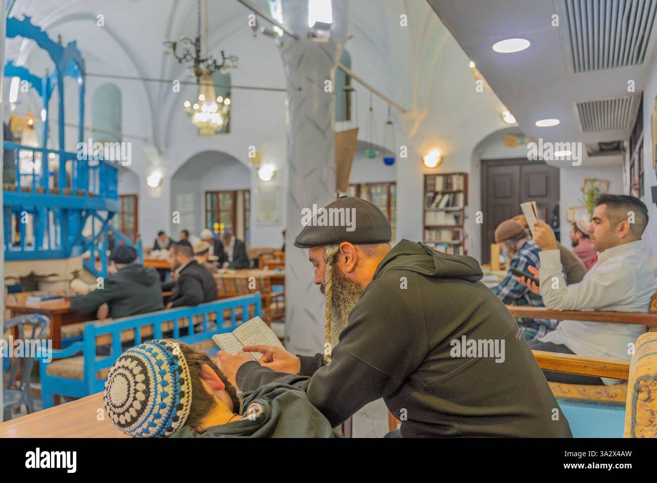 Safed, Israel - March 13, 2025: Traditional Purim (Jewish Holiday) in ...