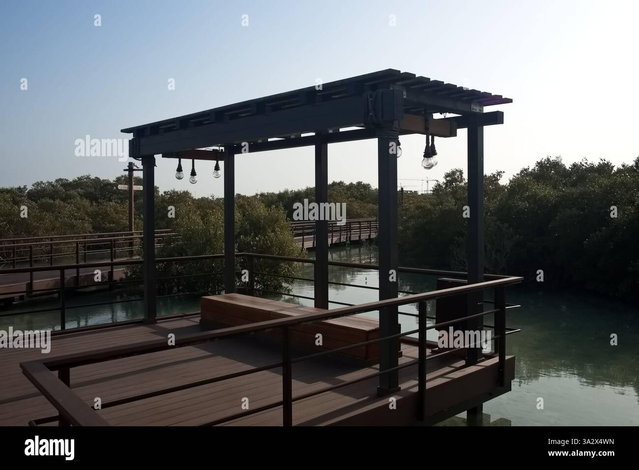 Abu Dhabi, United Arab Emirates – March 02, 2025, the view of the ...