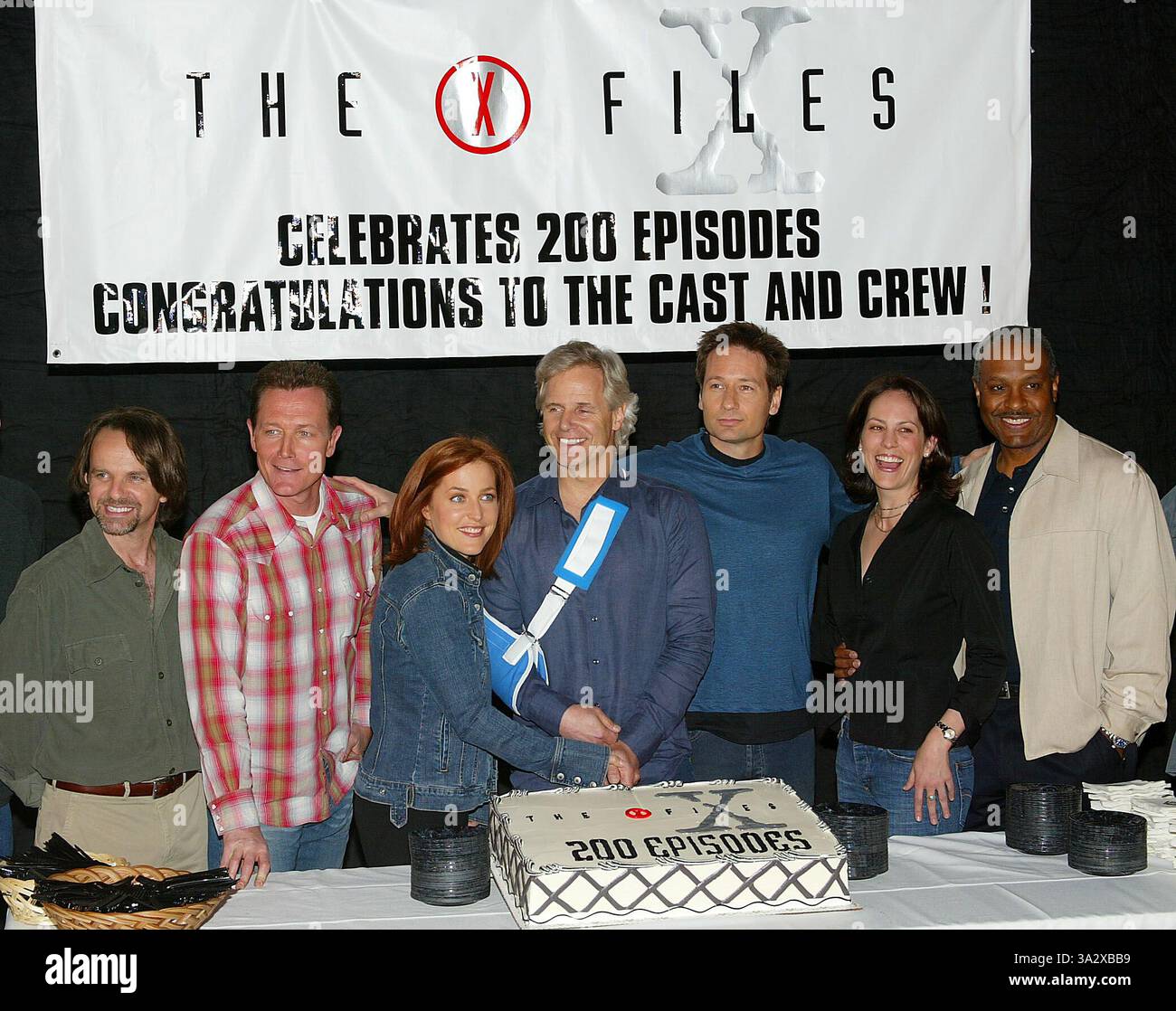 Apr. 5, 2002 - Los Angeles, CALIFORNIA - THE X-FILES 200TH EPISODE ...